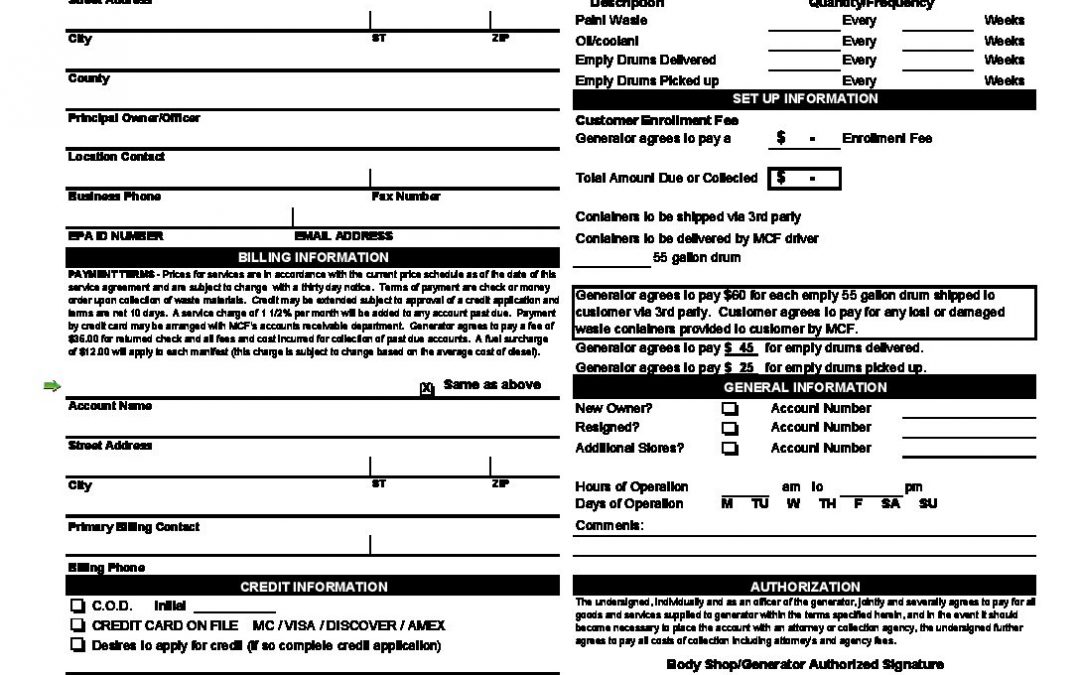 body-shop-service-agreement